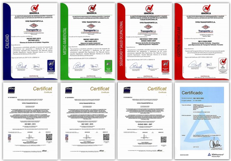 Sistema de gestión integrado - YPFB Transporte